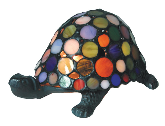 Rainbow Turtle Tiffany Table Lamp - Harvey Norman Lighting