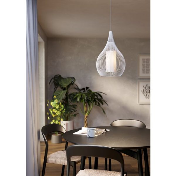 Razoni Large Pendant White - Harvey Norman Lighting