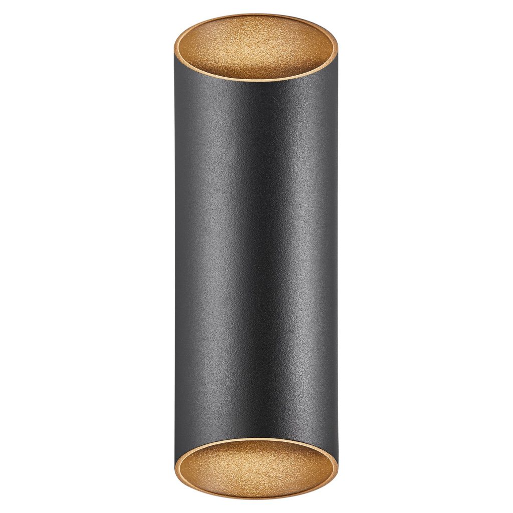 Nico Round 22 Exterior Wall Light Black - Harvey Norman Lighting