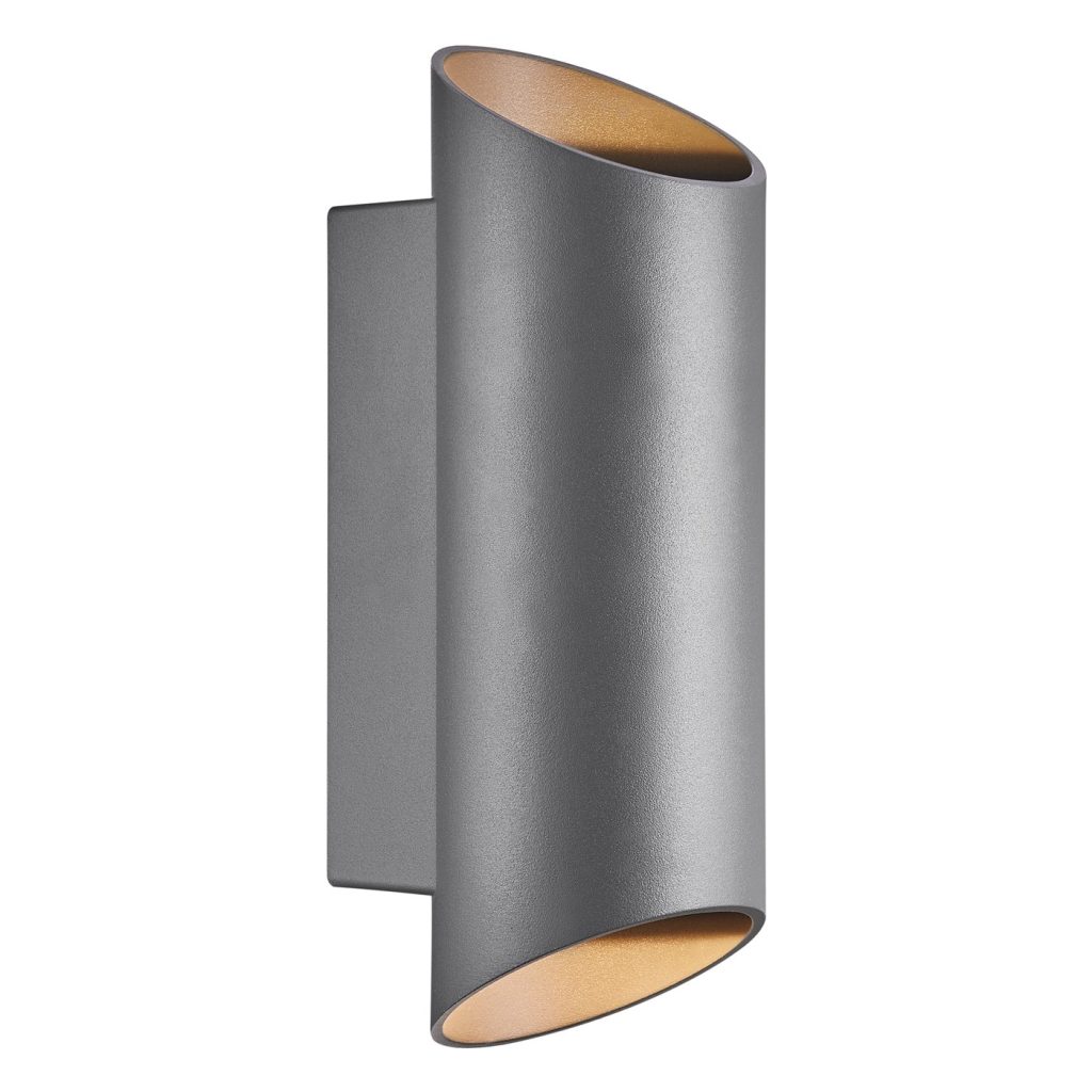 Nico Round 22 Exterior Wall Light Anthracite - Harvey Norman Lighting